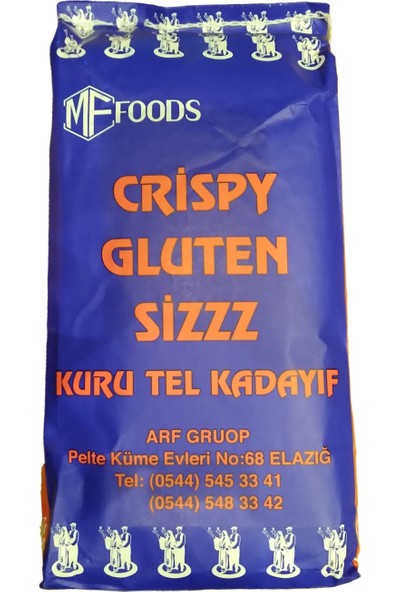 Mf Food Crispy Glutensiz Kuru Tel Kadayıf 450 gr Mf Food Crispy Glutensiz Kuru Tel Kadayıf 450 gr