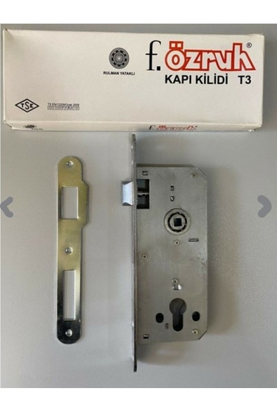Özruh Kapı Kilidi T3-E-0 (Silindirli) 45 mm T3-E-0