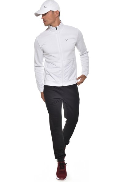Bilcee Beyaz Erkek Eşofman Takım GW-9322 Bilcee Beyaz Erkek Eşofman Takım GW-9322
