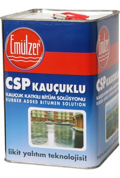 Emülzer Csp Kauçuklu Bina Teras Çatı Bodrum Su Yalıtım Zifti 17 kg Emülzer Csp Kauçuklu Bina Teras Çatı Bodrum Su Yalıtım Zifti 17 kg