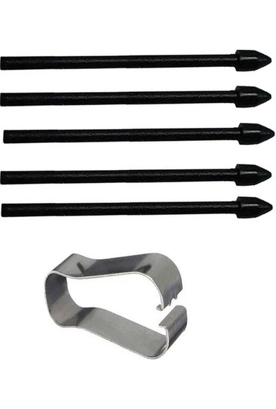 Roxbros Samsung Galaxy Tab S7 ve S7+ Kalem Ucu 5'li