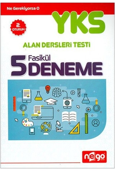 Nego Yayınları Nego Yks 2.oturum Alan Dersleri Testi 5 Deneme