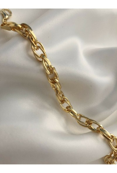 FullControl Cosibella Kadın Içiçe Geçmeli Gold Kalın Bileklik FullControl Cosibella Kadın Içiçe Geçmeli Gold Kalın Bileklik