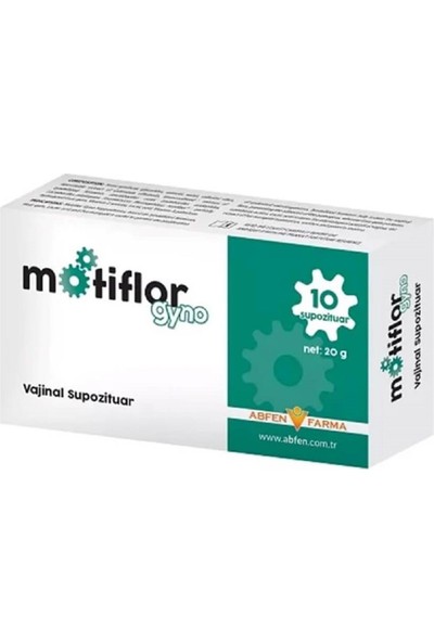 Abfen Farma Motiflor Gyno 10 Supozituar Abfen Farma Motiflor Gyno 10 Supozituar