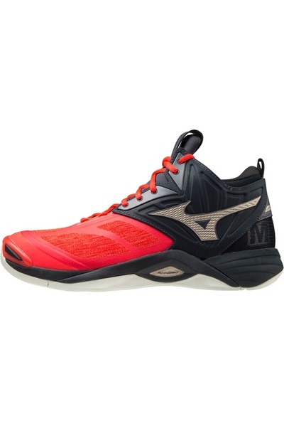 Wave Momentum 2 Mid Unisex Voleybol Ayakkabısı Kırmızı/siyah Wave Momentum 2 Mid Unisex Voleybol Ayakkabısı Kırmızı/siyah