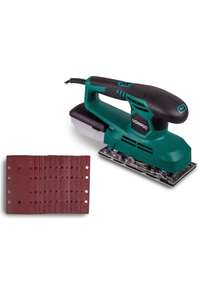 Vonroc Elektrikli Titreşimli Zımpara Makinası 240 W Dahil Toz Toplama ve Zımpara Vonroc Elektrikli Titreşimli Zımpara Makinası 240 W Dahil Toz Toplama ve Zımpara