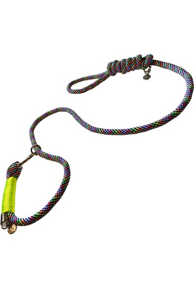 Petswuu Çok Renkli Neon Sarı Boğma Eğitim Tasması Petswuu Çok Renkli Neon Sarı Boğma Eğitim Tasması