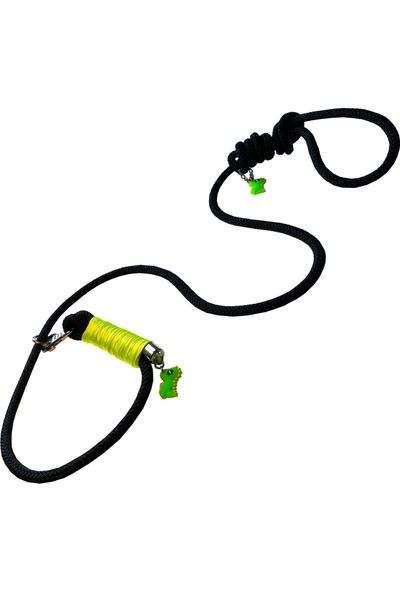 Petswuu Siyah Neon Sarı Boğma Eğitim Tasması Petswuu Siyah Neon Sarı Boğma Eğitim Tasması
