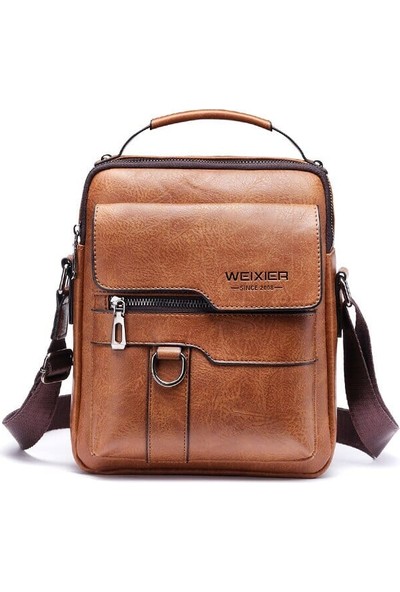 Weixier 8642 Omuz Çantası Açık Kahverengi (Yurt Dışından)