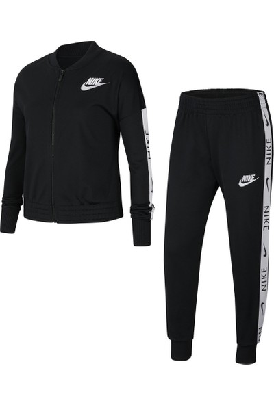 Nike G Nsw Trk Suit Tricot Çocuk Siyah Eşofman Takimi - CU8374-010