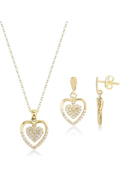 Hepimitu Kalp Sallantı Altın Fantezi Set TA.101 Hepimitu Kalp Sallantı Altın Fantezi Set TA.101