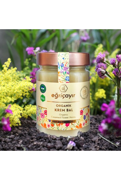 Eğriçayır Organik Krem Bal 450 gr