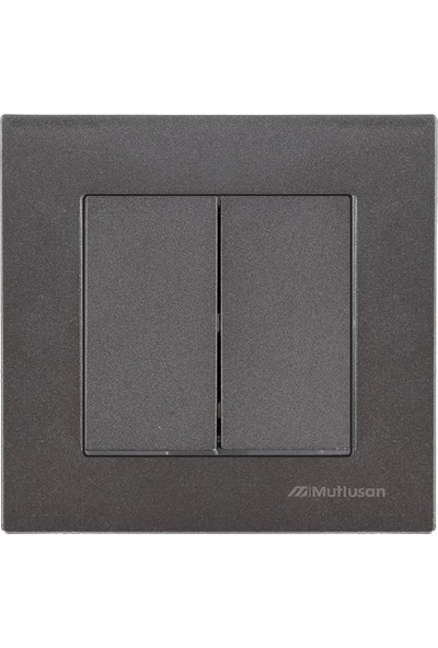 Mutlusan Füme Renk Ikili Anahtar Komütatör