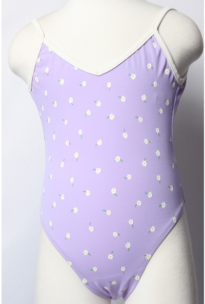 Sude Ayl Kız Çocuk Lila Çiçek Desenli Biyeli Askılı Empirme Mayo 154-92 Sude Ayl Kız Çocuk Lila Çiçek Desenli Biyeli Askılı Empirme Mayo 154-92