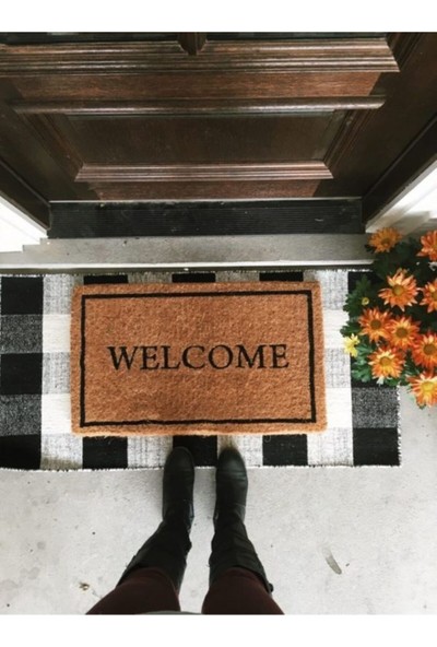 Lalavis Welcome Frame Kapı Önü Koko Paspas