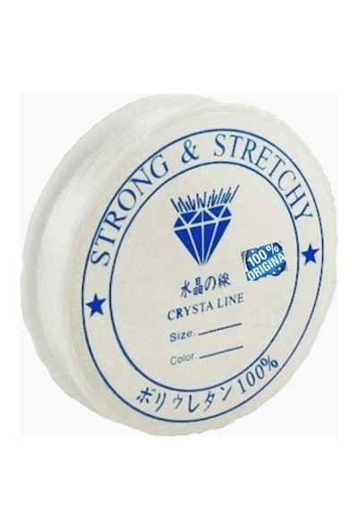 Yağmur Bijuteri Aksesuar Lastikli Misina - Şeffaf - 1.0 mm Yağmur Bijuteri Aksesuar Lastikli Misina - Şeffaf - 1.0 mm