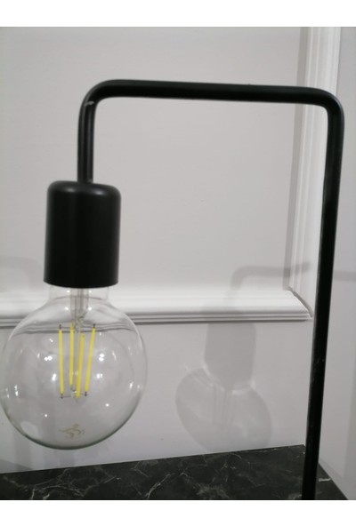 Nonno Dekor Metal Abajur Siyah Nonno Dekor Metal Abajur Siyah