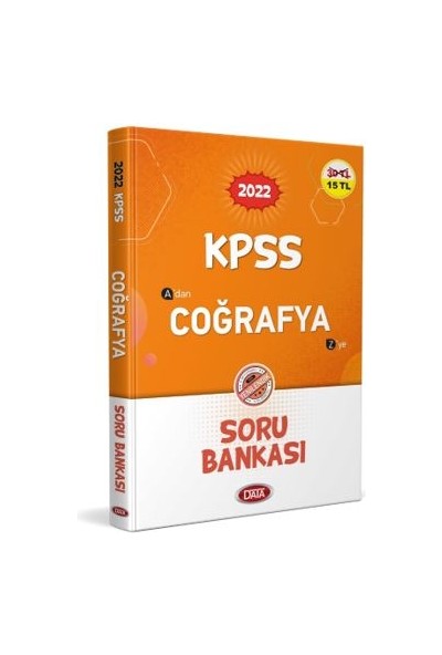 Data Yayınları KPSS Coğrafya Soru Bankası
