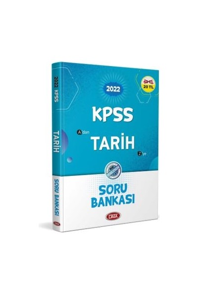 Data Yayınları KPSS Tarih Soru Bankası