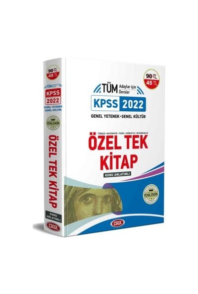 Data Yayınları KPSS Genel Yetenek - Genel Kültür Konu Anlatımlı Tek Kitap Data Yayınları KPSS Genel Yetenek - Genel Kültür Konu Anlatımlı Tek Kitap