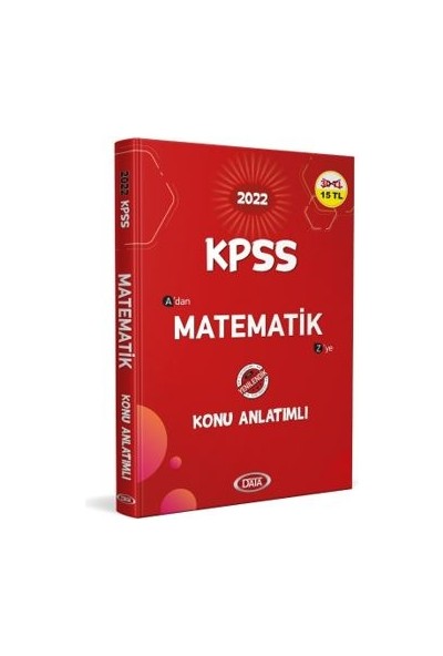 Data Yayınları KPSS Matematik Konu Anlatımlı