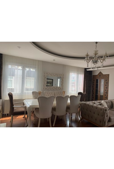 Akça Tekstil İp Model Beyaz Renk İp Perde 300 x 270 cm. - 2 mm Şeritler Halinde Dokunmuş Düğmeli İp Perde Akça Tekstil İp Model Beyaz Renk İp Perde 300 x 270 cm. - 2 mm Şeritler Halinde Dokunmuş Düğmeli İp Perde