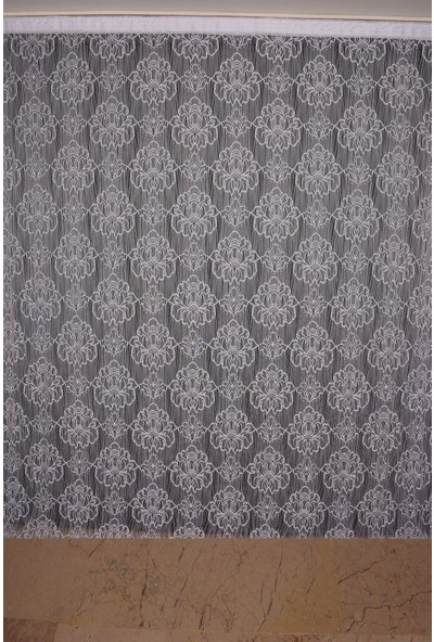 Akça Tekstil Örümcek Model Beyaz Renk İp Perde Hazır Düğmeleri Dikilmiş İp Perde 300 x 270 cm. Akça Tekstil Örümcek Model Beyaz Renk İp Perde Hazır Düğmeleri Dikilmiş İp Perde 300 x 270 cm.