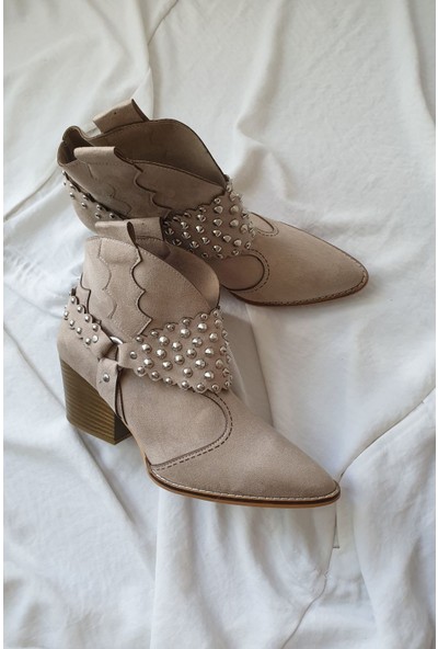 Topukla Kadın Süet Bot 019 2005