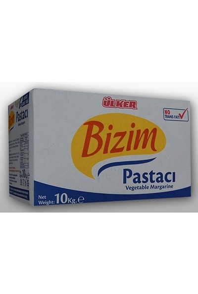 Ülker Bizim Pastacı Yağı 10 kg