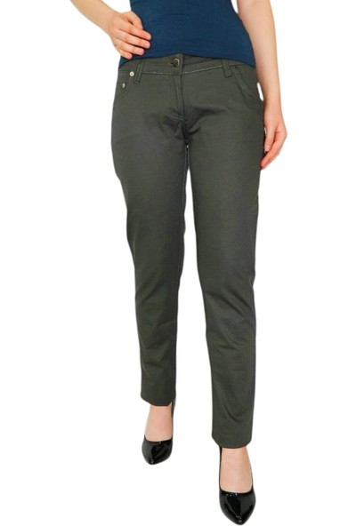 Eflatun Kadın Kanvas Düşük Bel Pantolon BGL-ST01537 Eflatun Kadın Kanvas Düşük Bel Pantolon BGL-ST01537