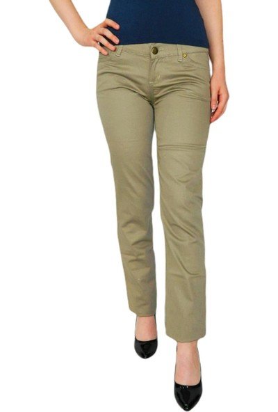 Brg Jeans Kadın Kanvas Pantolon Düşük Bel BGL-01393