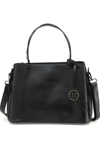 Polaris 950.228.C 1pr Siyah Kadın Kol Çantası