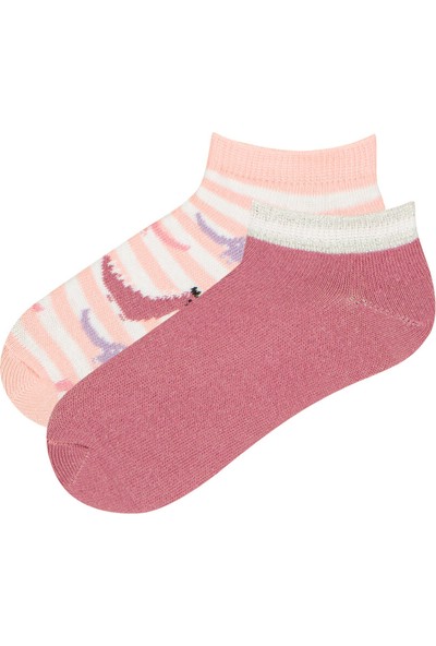 Penti Pembe Pink Dino 2li Patik Çorap