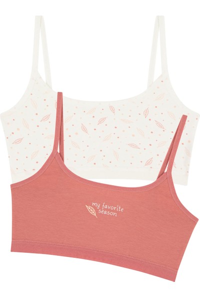 Penti Çok Renkli Teen Leaves 2li Yarım Atlet