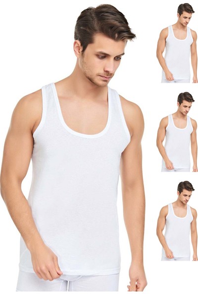 Cnt 3'lü Paket Erkek Atlet Pamuklu