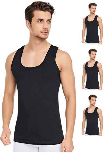 Cnt 3'lü Paket Erkek Atlet Pamuklu