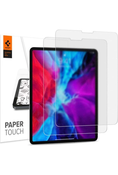 Spigen Apple iPad Pro 12.9'' (2021 / 2020 / 2018) Ekran Koruyucu Paper Touch (2 Adet) - AFL02196