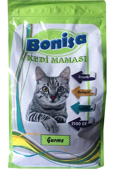 Bonisa Gurme Kedi Maması 2.5 kg Bonisa Gurme Kedi Maması 2.5 kg