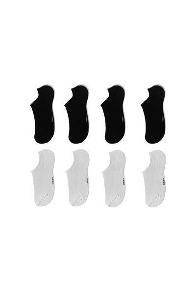 Ozzy Socks 8 Çift Dikişsiz Erkek Bambu Görünmez (Sneaker) Spor Ayakkabı Çorabı