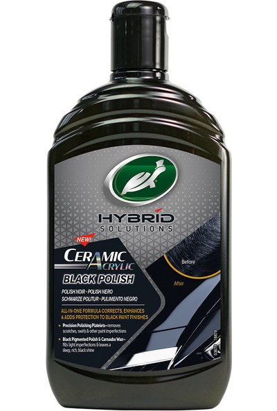 Turtle Wax Seramik Siyah Sıvı Cila 500 ml Turtle Wax Seramik Siyah Sıvı Cila 500 ml
