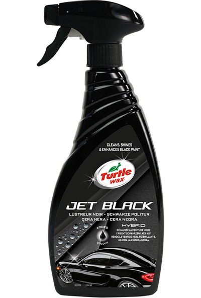 Turtle Wax Hibrid Jet Siyah Sprey Cila Siyah 500 ml