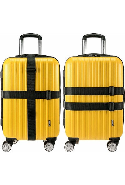 Sar 2 Adet Ayarlanabilir Valiz Bavul Emniyet Kemeri