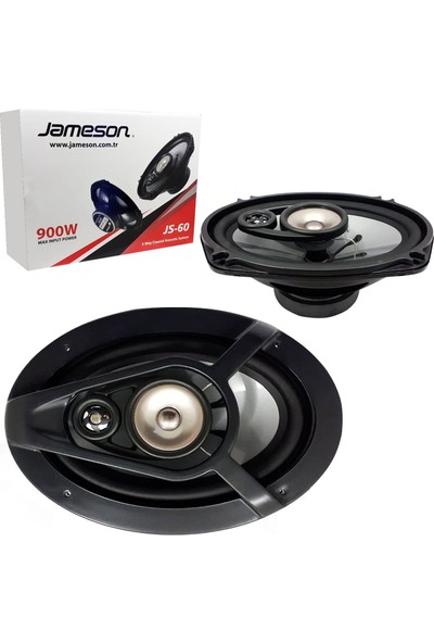 Jameson Oto Hoparlör Oval 6x9 900W 2 Adet Jameson Js-60 Jameson Oto Hoparlör Oval 6x9 900W 2 Adet Jameson Js-60