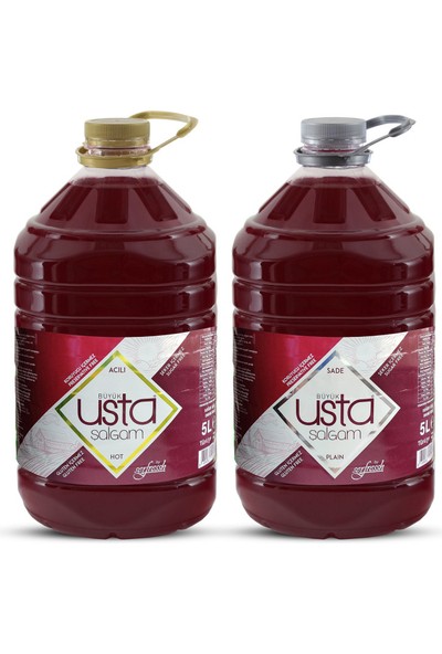 Büyük Usta Şalgam 5 Lt Karma Koli (2'li) Büyük Usta Şalgam 5 Lt Karma Koli (2'li)