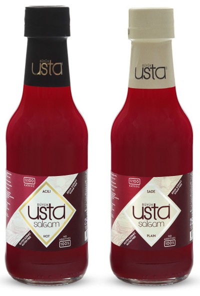 Büyük Usta Şalgam 250 ml Cam Şişe Karma Koli (12'li) Büyük Usta Şalgam 250 ml Cam Şişe Karma Koli (12'li)