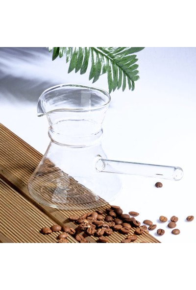 Mosev Borosilikat Cam Cezve 400 ml