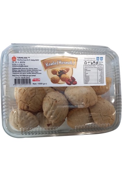 Turunç Gıda Kömbe Hurmalı 1 kg