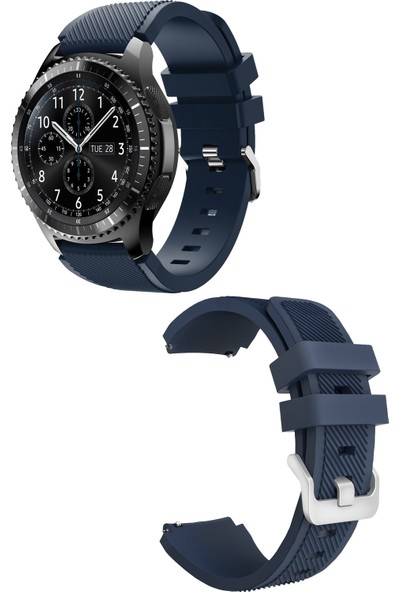 Yonaga Huawei Gt / Gt 2 - Honor Magic Watch 2 46MM - Samsung Gear Watch 46MM Silikon Kordon Kayış A+ Kalitelacivert Yonaga Huawei Gt / Gt 2 - Honor Magic Watch 2 46MM - Samsung Gear Watch 46MM Silikon Kordon Kayış A+ Kalitelacivert