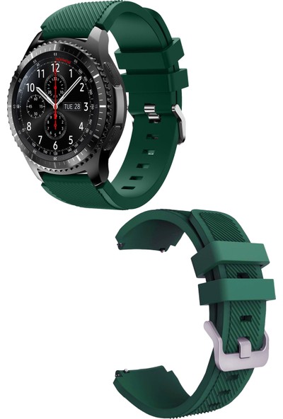Yonaga Huawei Gt / Gt 2 - Honor Magic Watch 2 46MM - Samsung Gear Watch 46MM Silikon Kordon Kayış A+ Kaliteaskeri Yeşil Yonaga Huawei Gt / Gt 2 - Honor Magic Watch 2 46MM - Samsung Gear Watch 46MM Silikon Kordon Kayış A+ Kaliteaskeri Yeşil