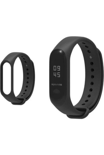 Yonaga Xiaomi Mi Band 4 ve 3 Uyumlu Kordon Kayış Antialerjik Silikonsiyah Yonaga Xiaomi Mi Band 4 ve 3 Uyumlu Kordon Kayış Antialerjik Silikonsiyah